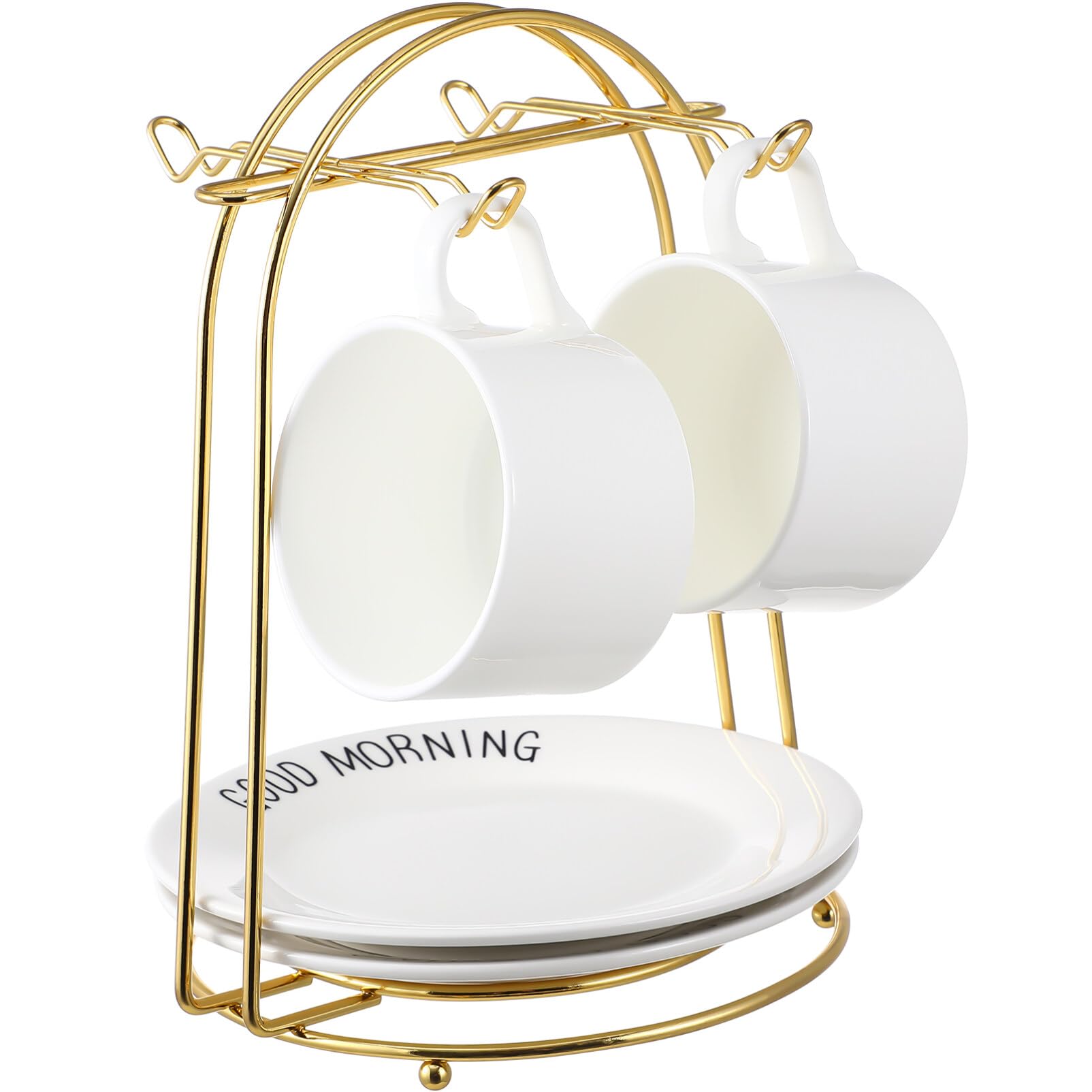 Amazon.com: Toddmomy Cup Holder Mug Holders for Counter Saucer Display ...