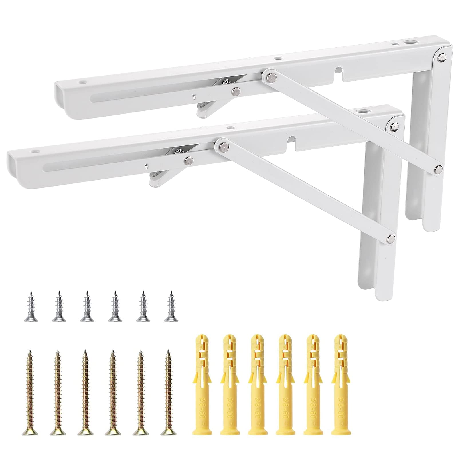Buy Xuan Rui Sturdy Folding Shelf Brackets - Folding Shelf Hinge Wall ...