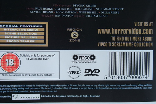 Psychic Killer [DVD] [1975] [US Import] [NTSC]: Amazon.co.uk: Burke ...