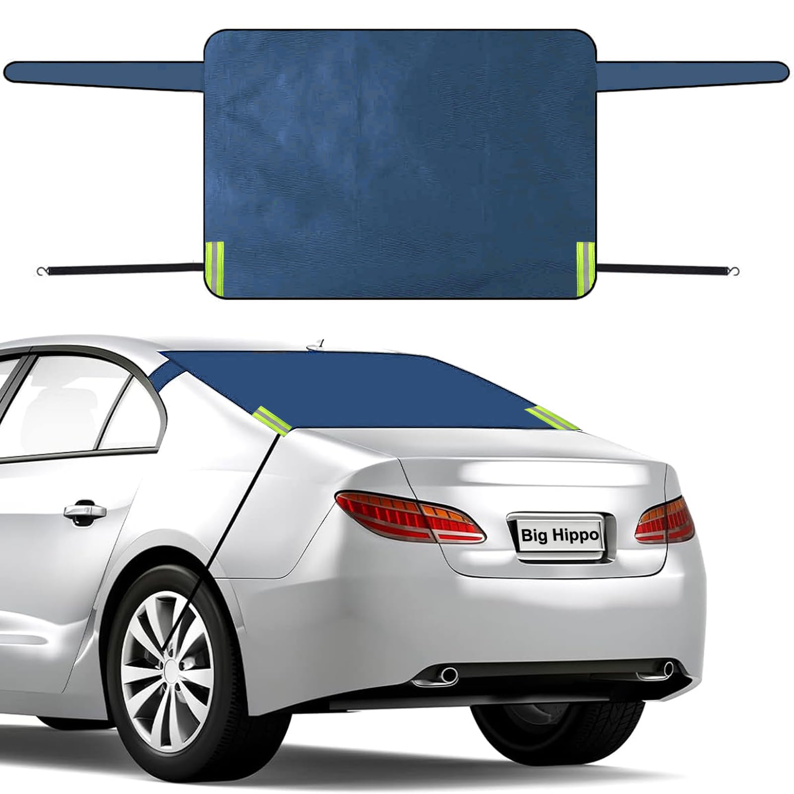 Amazon.com: Big Hippo Rear Windshield Snow Cover All Weather Back ...