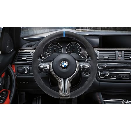 BMW Genuine M Performance Steering Wheel Cover Trim Carbon Fibre ...