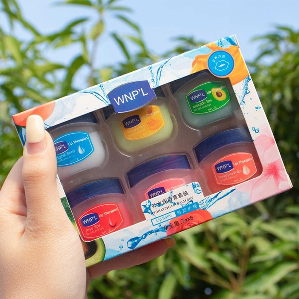 Amazon.com : Lip Balm Variety 6 Pack | 6 Flavours Original, Honey ...