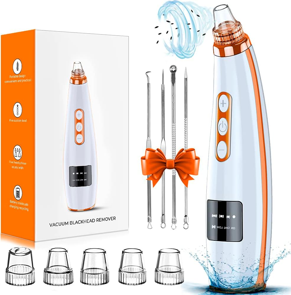 Amazon.com: 2023 Newest Blackhead Remover Pore Vacuum,Upgraded Facial Pore Cleaner,Electric Acne ...