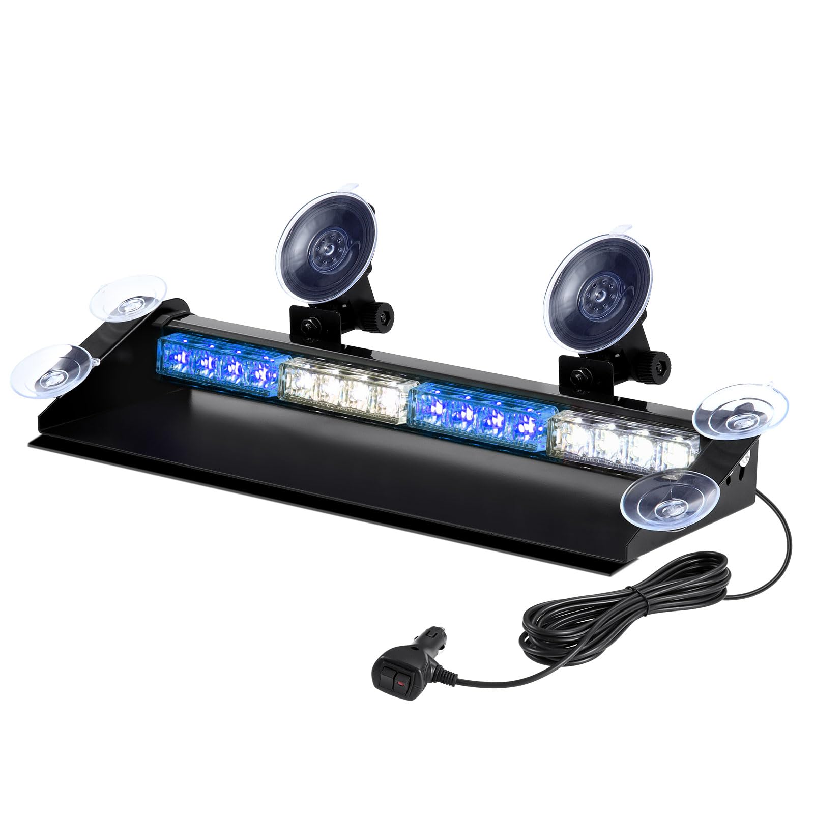 Snapklik.com : WOWTOU 29 Flash Pattern LED Blue White Emergency Strobe ...