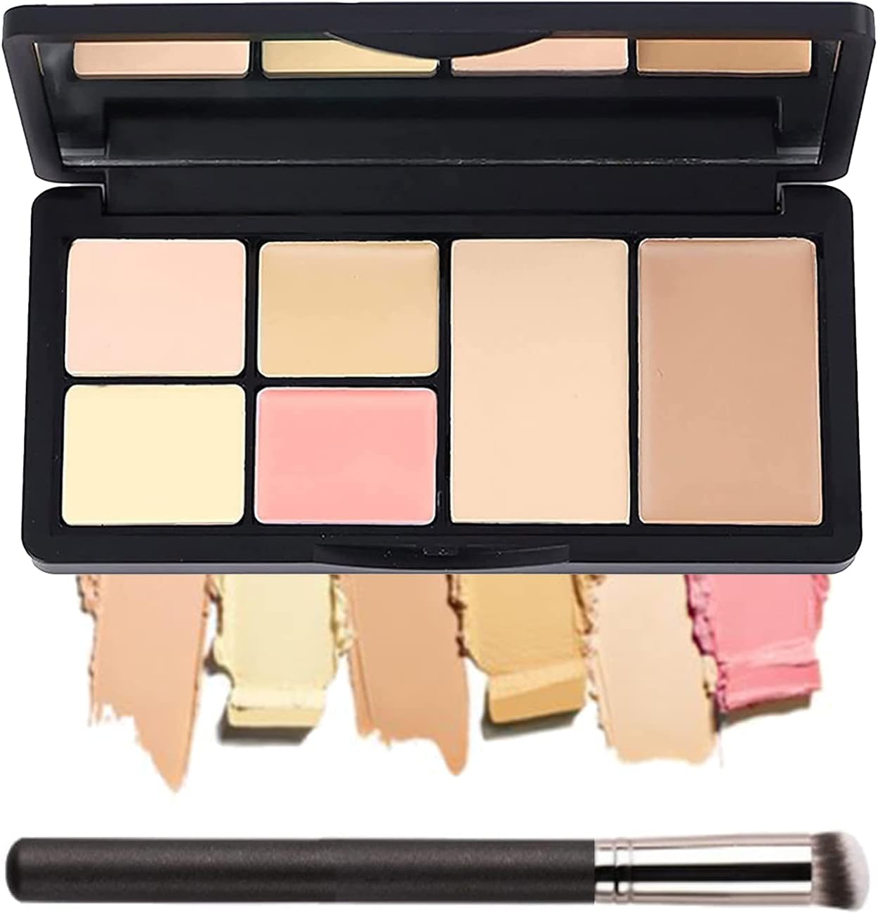 Amazon.com : 6 Colors Correcting Concealer Palette, Makeup Cream ...