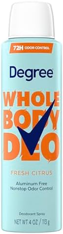 Amazon.com : Degree Women Whole Body Deodorant Spray, Fresh Citrus ...