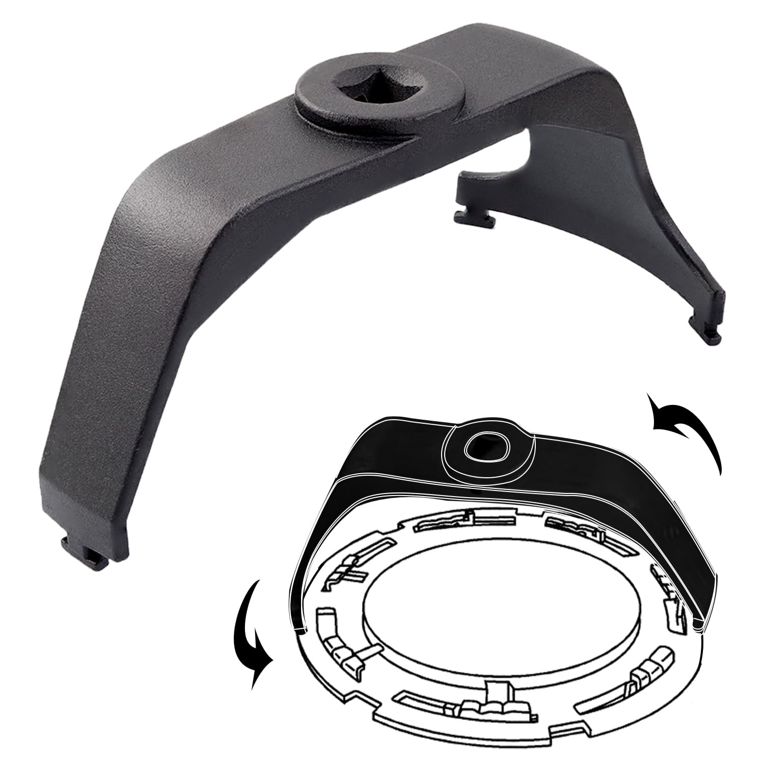 Amazon.com: TXRXIZ 6599 Fuel Tank Lock Ring Tool Compatible with Fuel ...