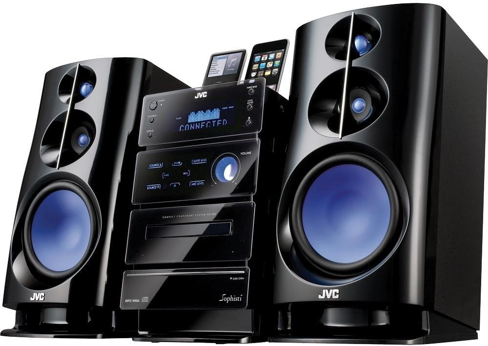 Amazon.com: JVC Home NXD2 60W Mini System with Dual iPod Docks ...