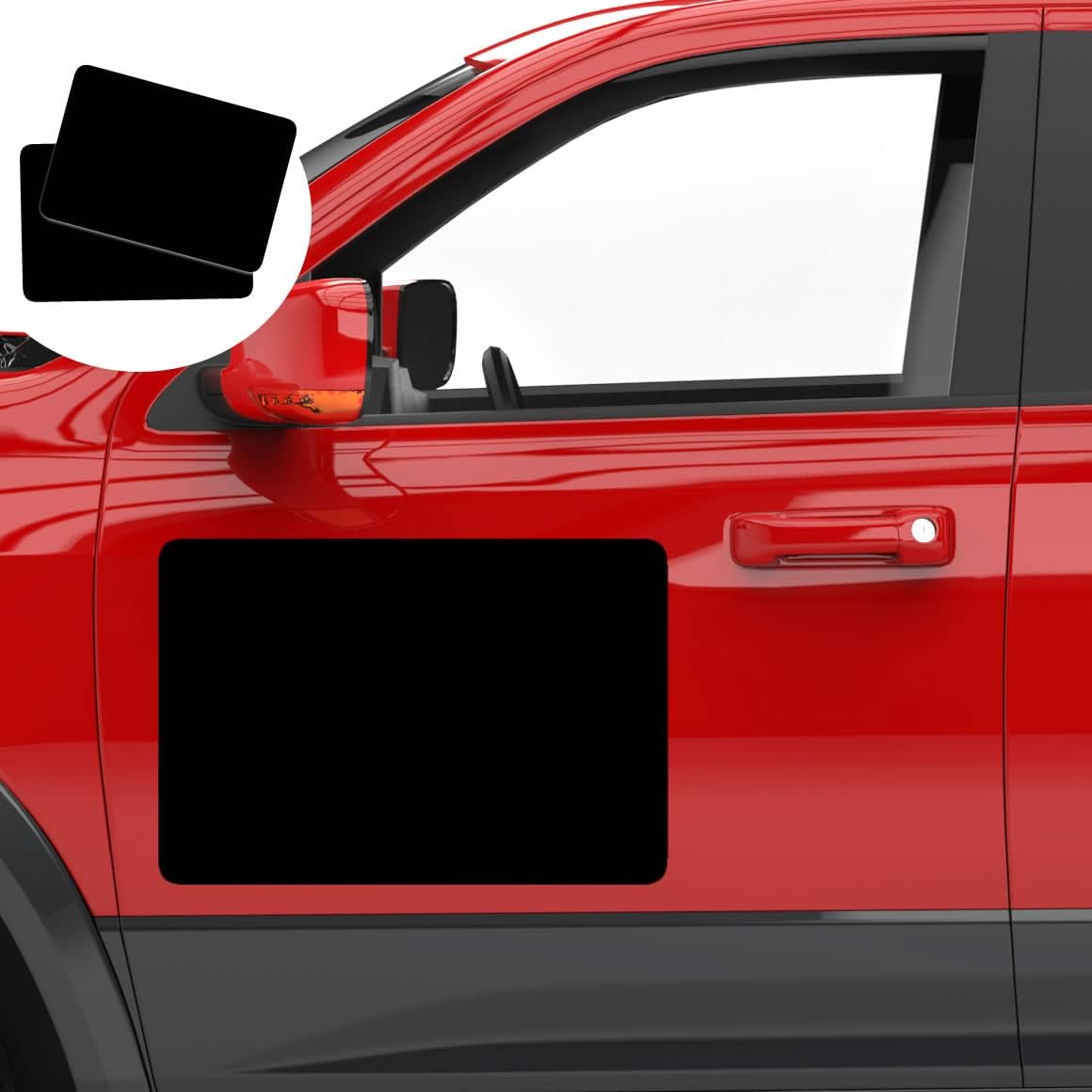 Amazon.com: Blank Black Magnet for Car - Blank Magnet to Design Custom ...