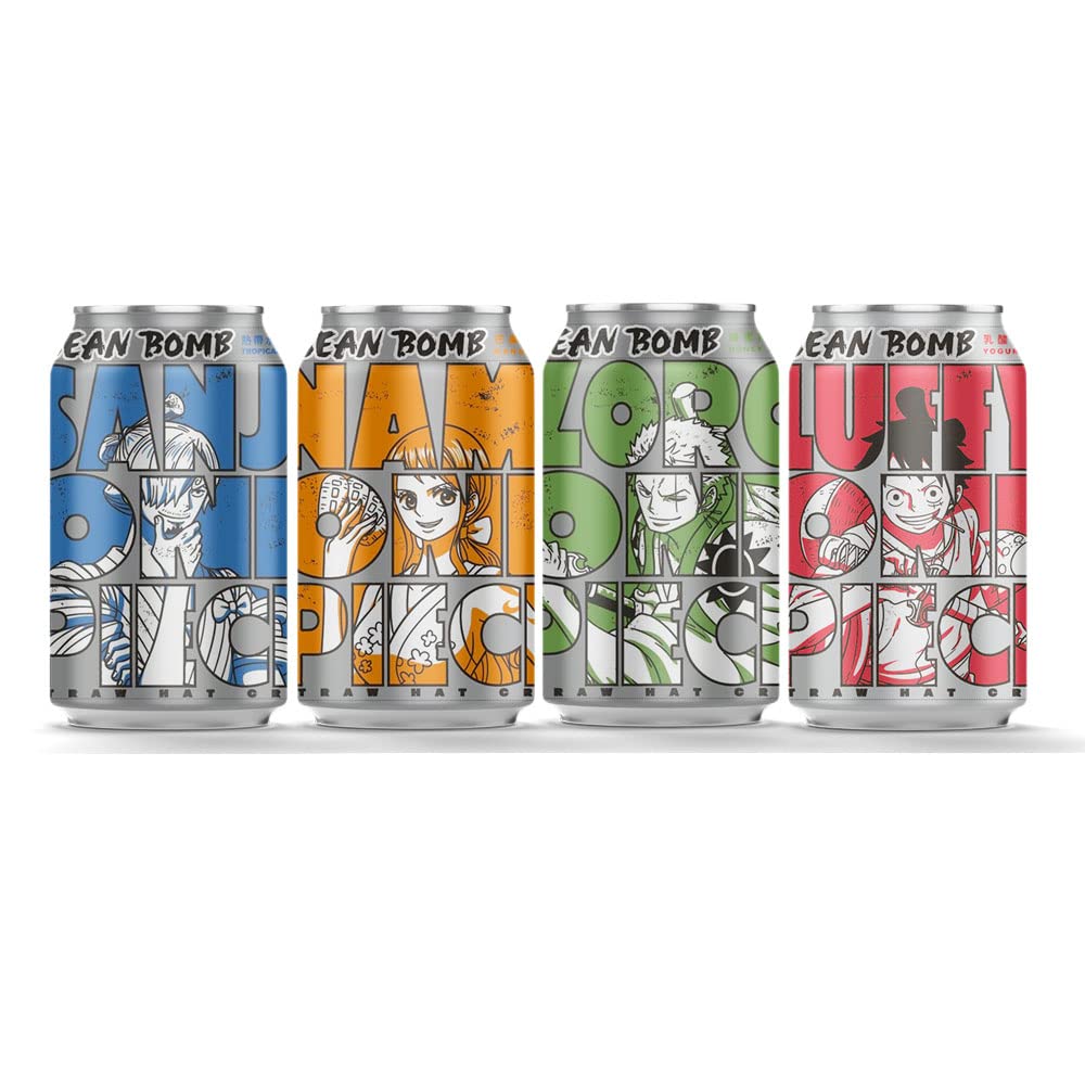 Buy ONE PIECE x YHB Ocean Bomb Sparkling Soda Water Soft Drinks - Luffy ...
