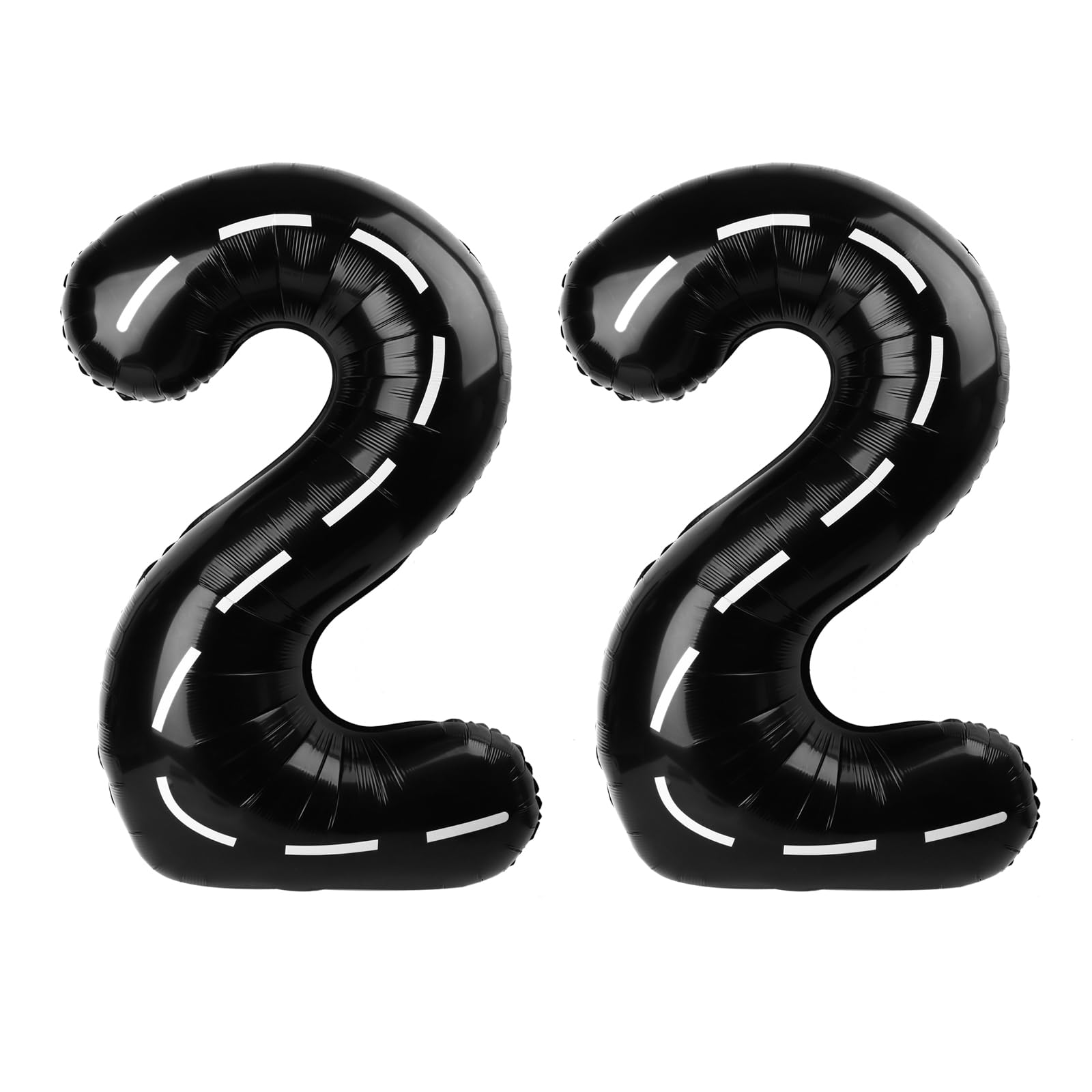 Snapklik.com : Race Car Number 22 Balloon 40 Inch, Black 22 Number ...