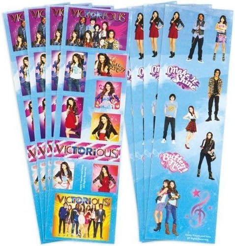 Amazon.com: Victorious Sticker Strips 8 Pack : Toys & Games