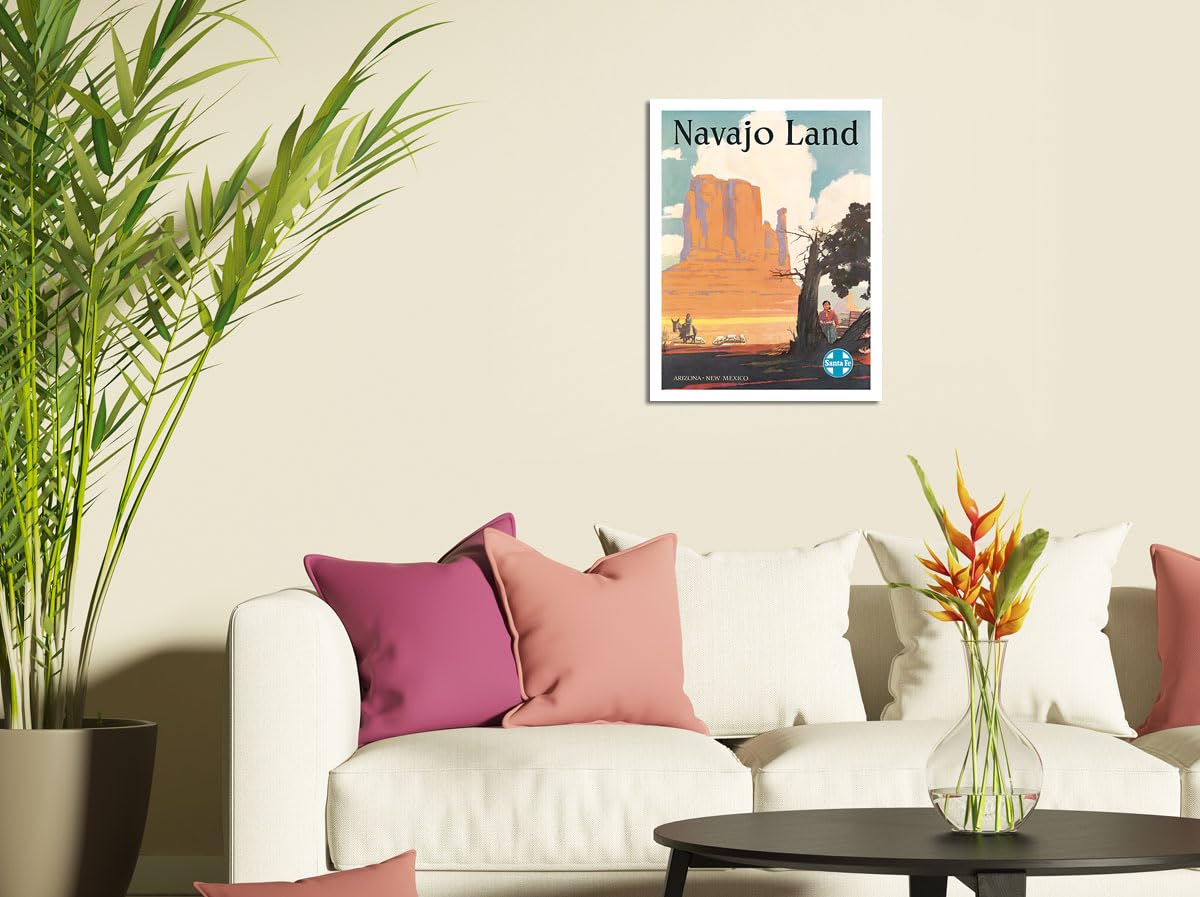 Arte De Impressao Navajo Canvas Print Navajo Style Geometric Seamless