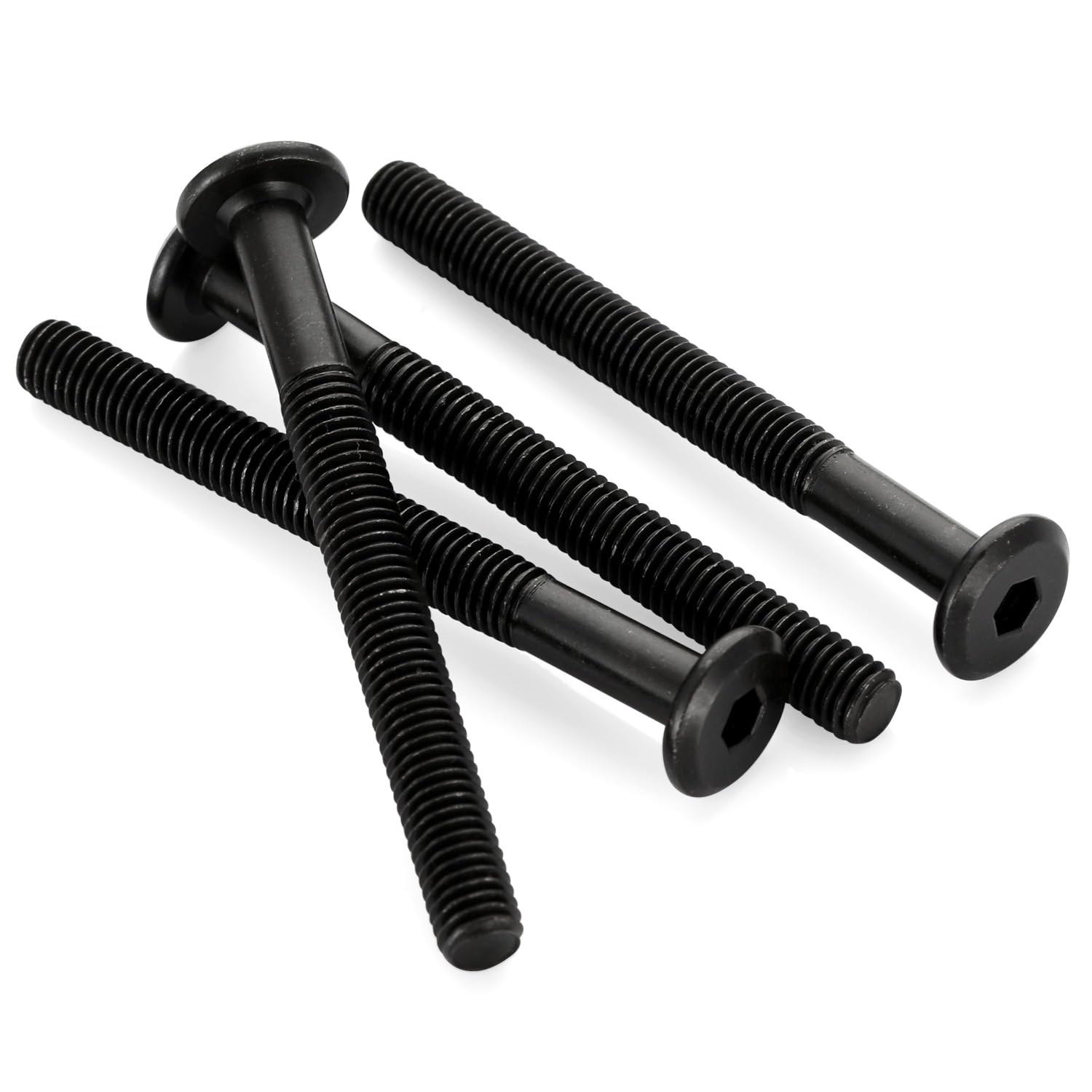 Snapklik.com : M8 X 75mm Socket Cap Allen Bolts, Flat Round Head Socket ...