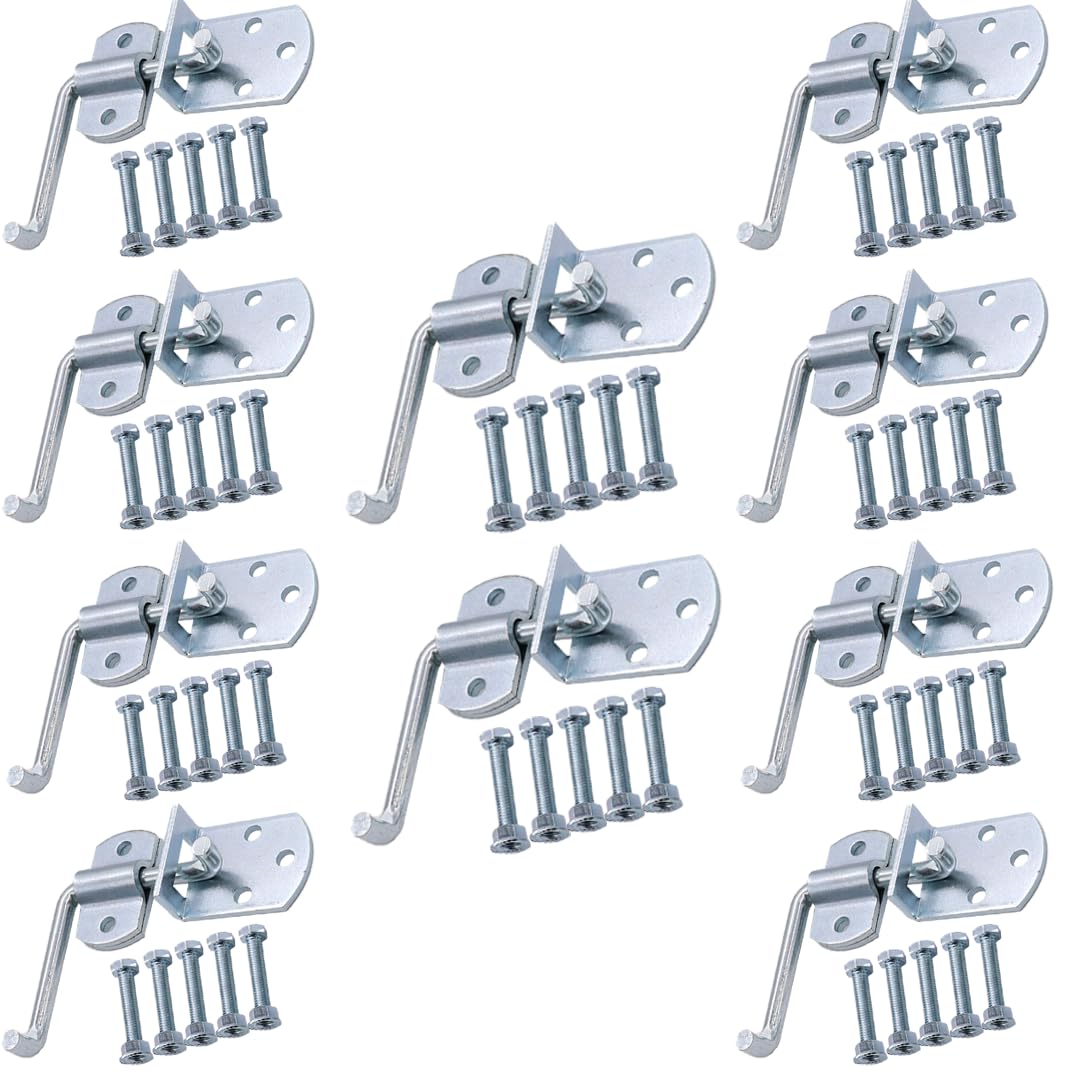 Amazon.com: Boxer 10 Pack Straight Side Gate Latch Sets for Truck Stake ...