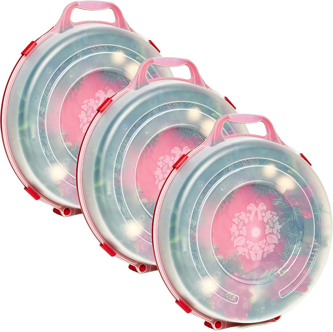Amazon.com: IRIS Holiday Storage Container with Lid (30" Wreath Storage ...
