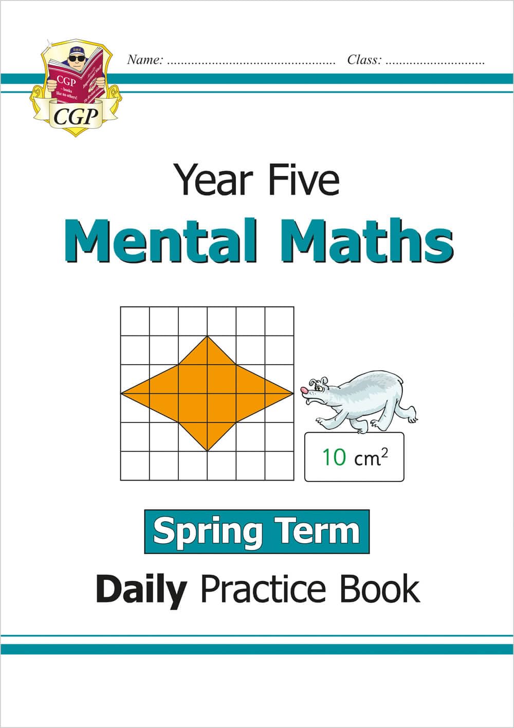 KS2 Mental Maths Year 5 Daily Practice Book: Spring Term (CGP Year 5 ...