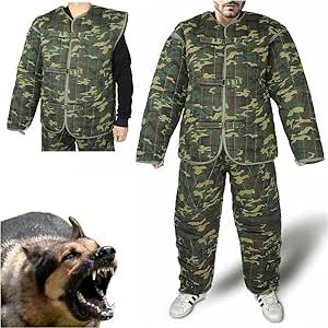 Amazon.com: ZQJYMXM Training Dog Protective Clothing ，Professional Bite ...