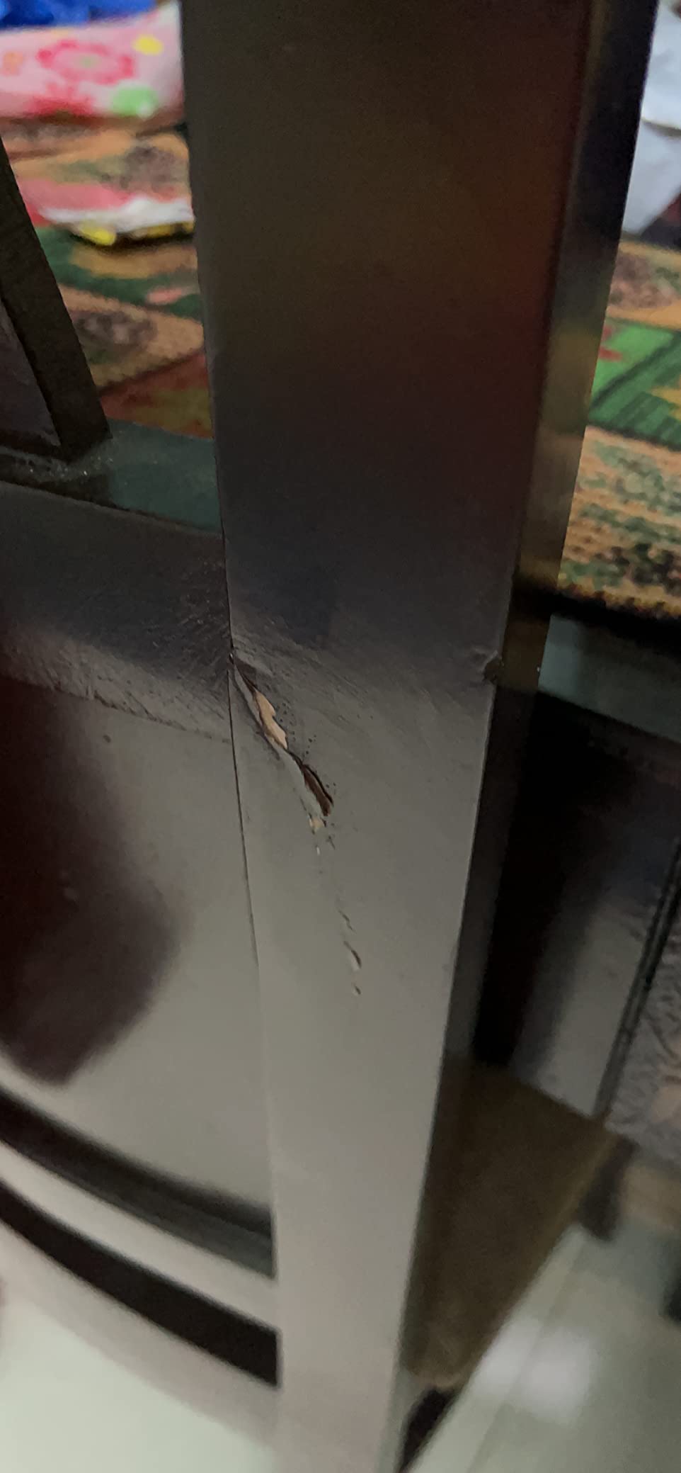 Nangli Sng Assam Teak and Plywood Dining Table Set - Wooden (Design 1 ...