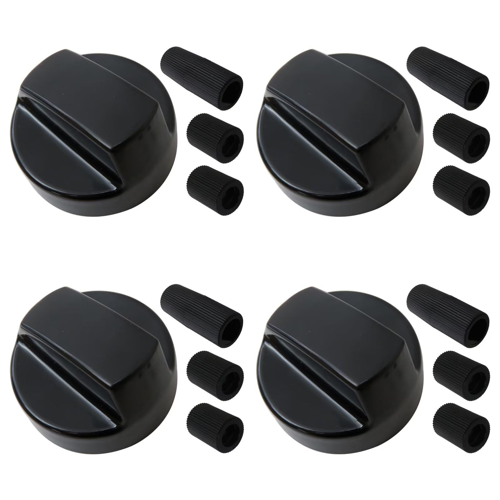 Amazon.com: 4x Universal Control Knobs Replacement with 12x Adapters ...