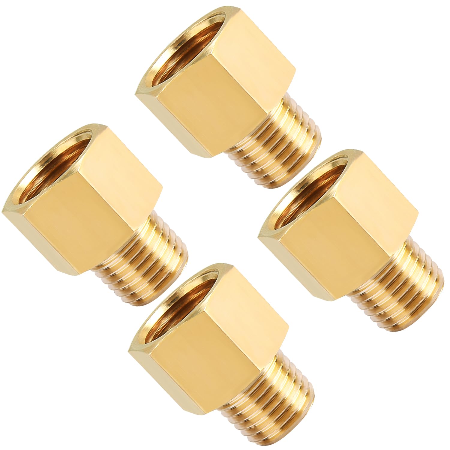 Snapklik.com : SUNGATOR 4-Pack 3/8 Inch Male X 3/8 Female Brass Pipe ...