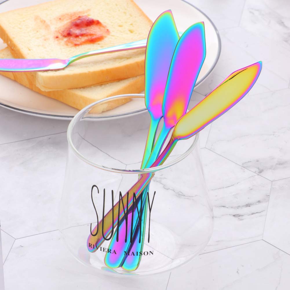 Snapklik.com : Bisda Stainless Steel Cheese Dessert Knives, Set Of 6 ...