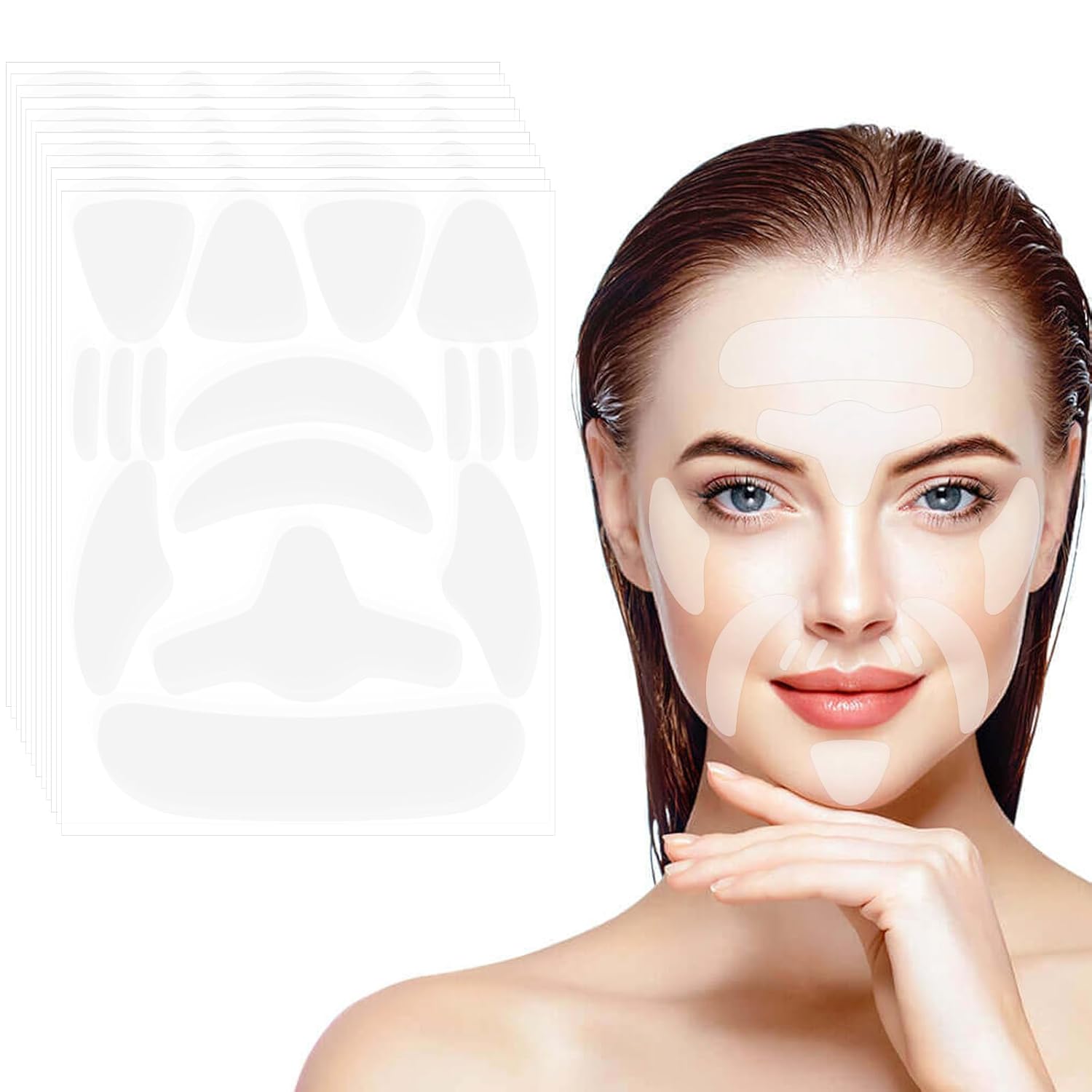 Amazon.com : Abeillo Silicone Face Tape for Wrinkles Overnight, 240Pcs ...