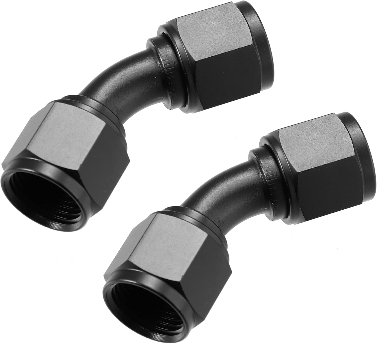 X AUTOHAUX 2 Stück 8AN Innengewinde 45 Grad Schwenkkupplung Adapter ...