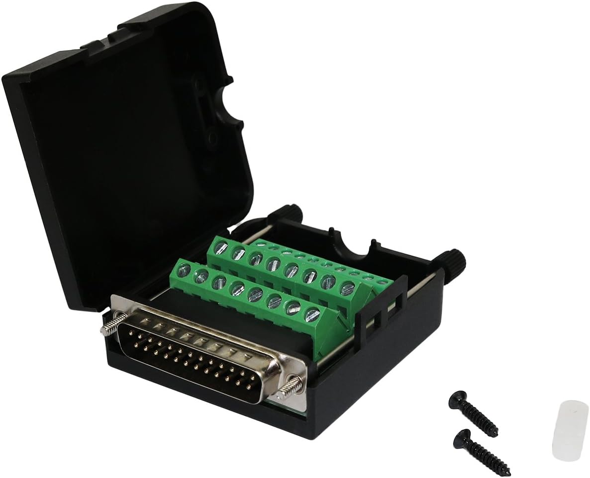 Amazon.com: Twinklebay DB25 Connector to Wiring Terminal Db25 Breakout ...