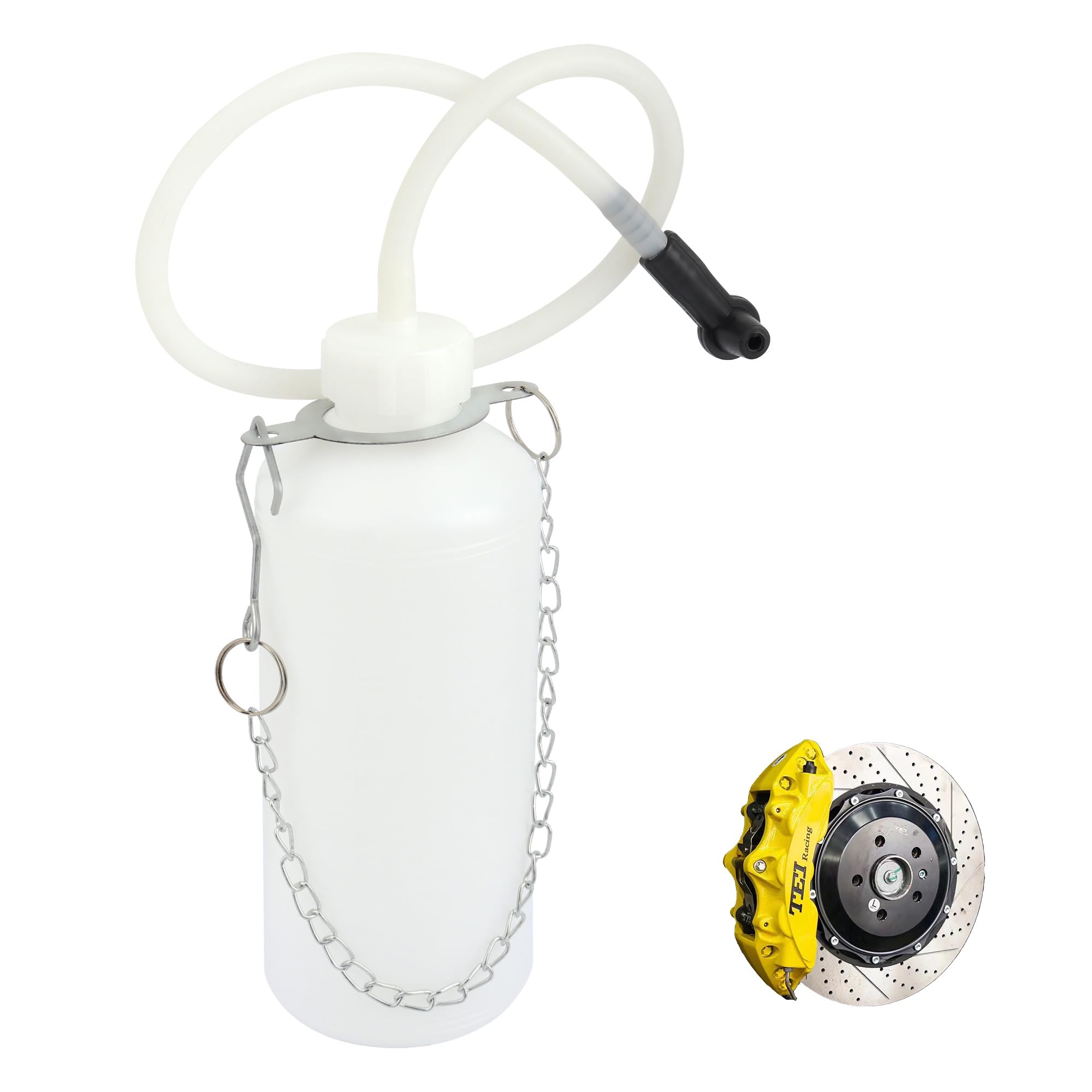 Brake Bleeding Tool PESIKO 1L Brake Bleeder Bottle One Person, Brake ...