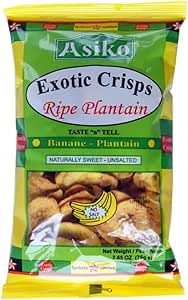 Asiko Plantain Chips Green (Pack of 12) : Amazon.co.uk: Grocery
