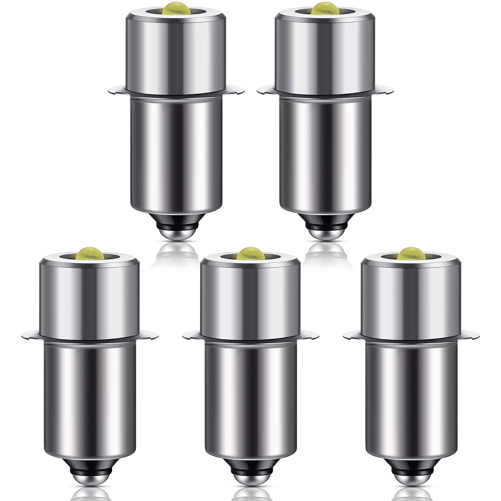 Honoson 5 Pieces LED Bulb 3W DC 4-12V Flashlight Bulbs Replacement ...