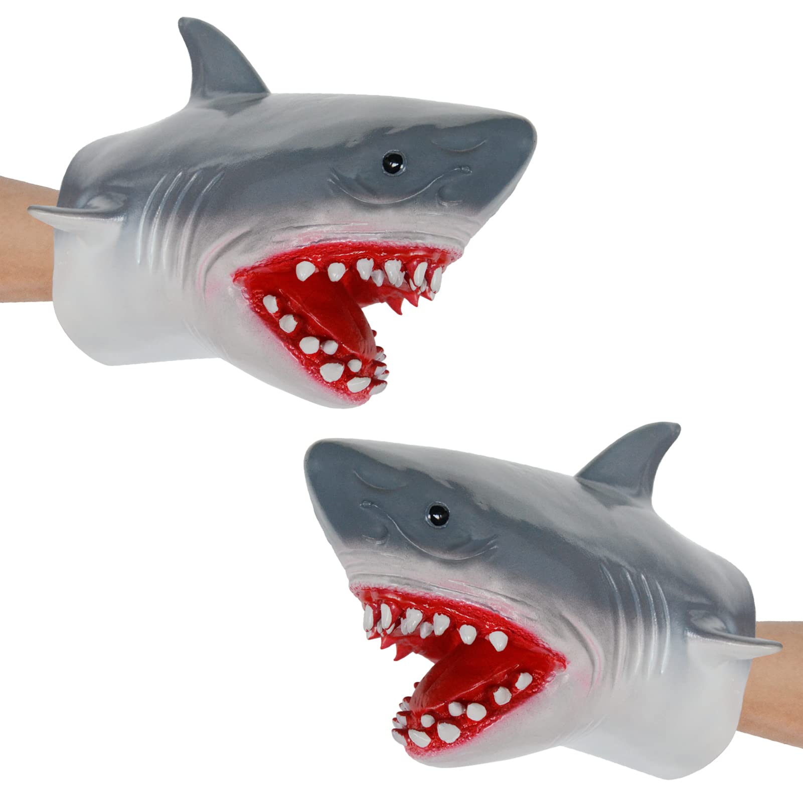 Buy FantasyParty Hand Puppet Realistic Shark Role Play Toy Latex Puppet ...