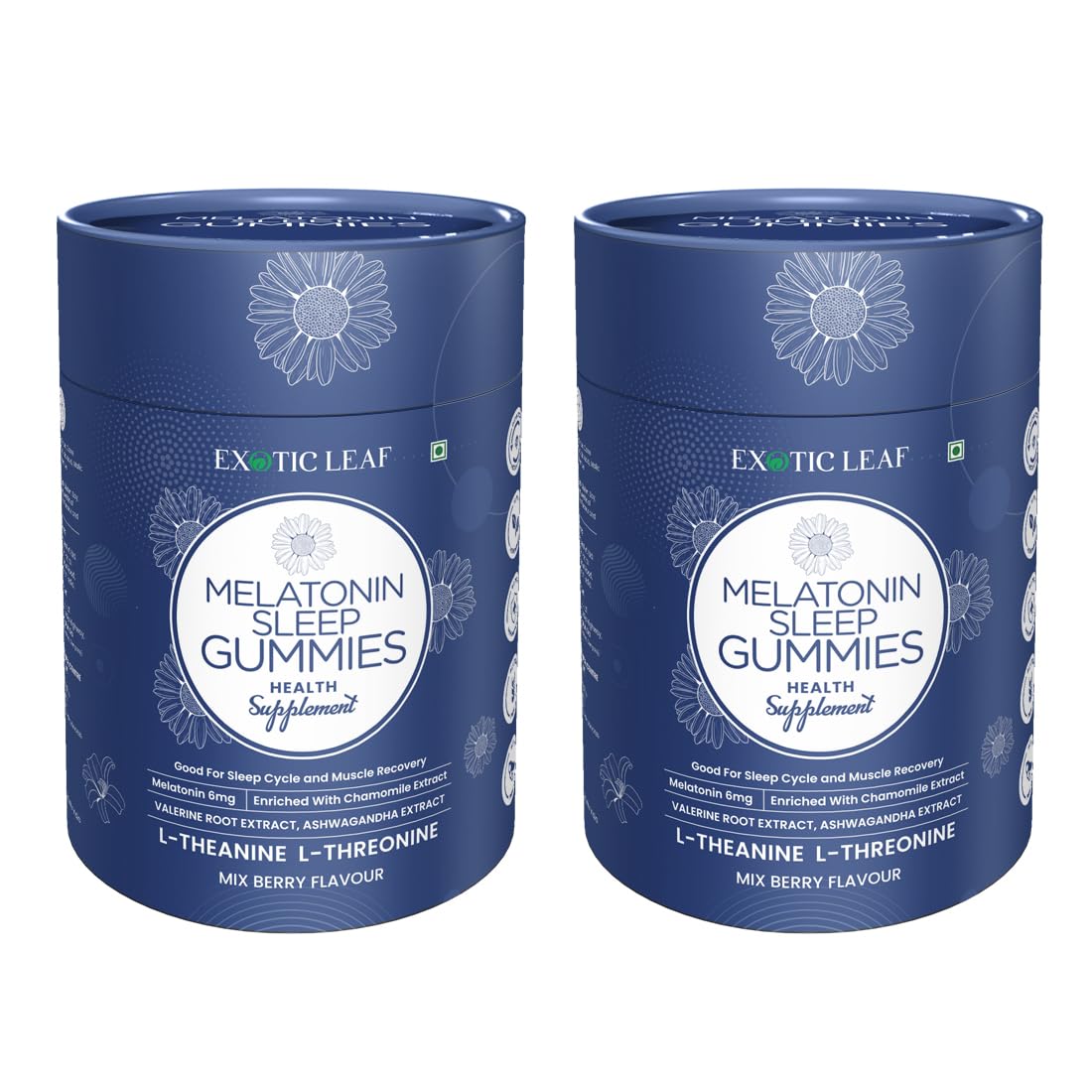 EXOTIC LEAF Melatonin Gummies 60 Count | Sleep Gummies | Sleeping ...