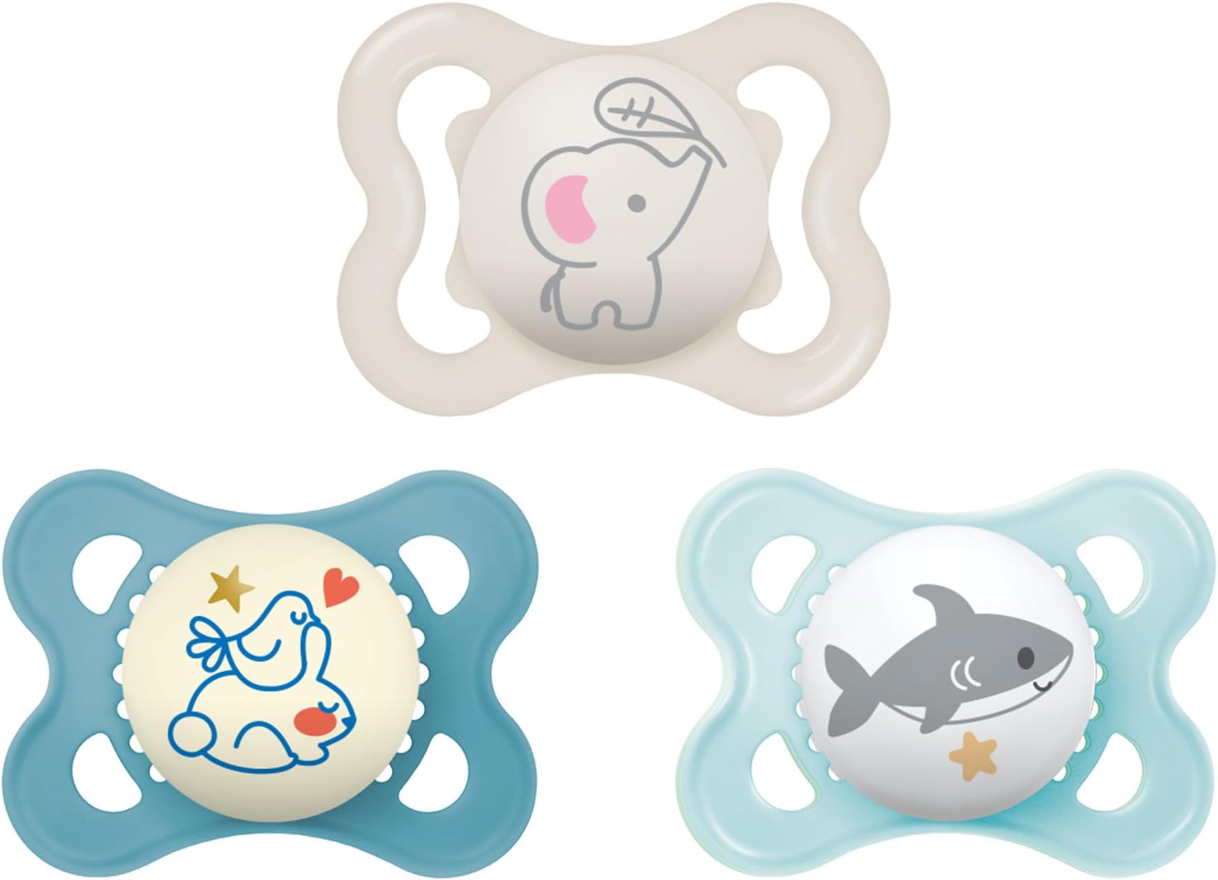 Amazon.com : MAM Variety Pack Baby Pacifier, Includes 3 Types of ...