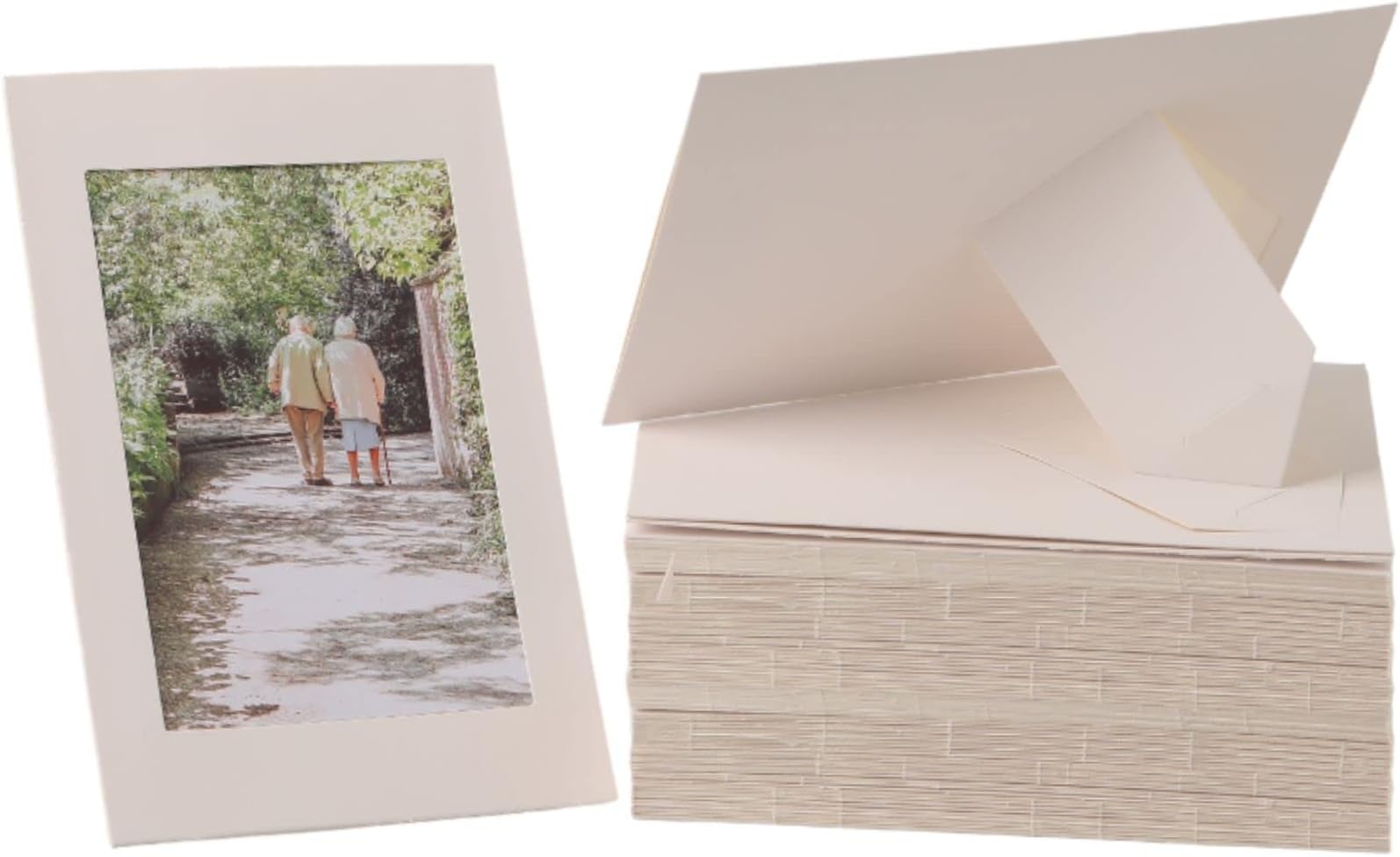 Amazon.com - Meonua 50 Pack Standing Paper Picture Frames,4x6Cardboard ...