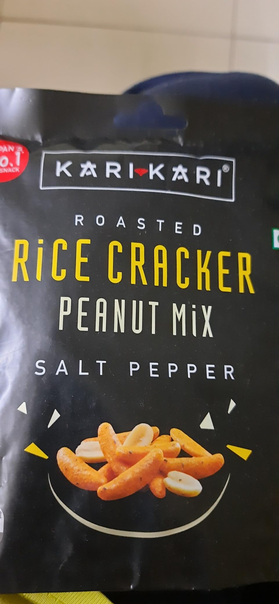 Kari Kari Salt Pepper Rice Cracker & Peanut Mix | Crunchy Japanese ...