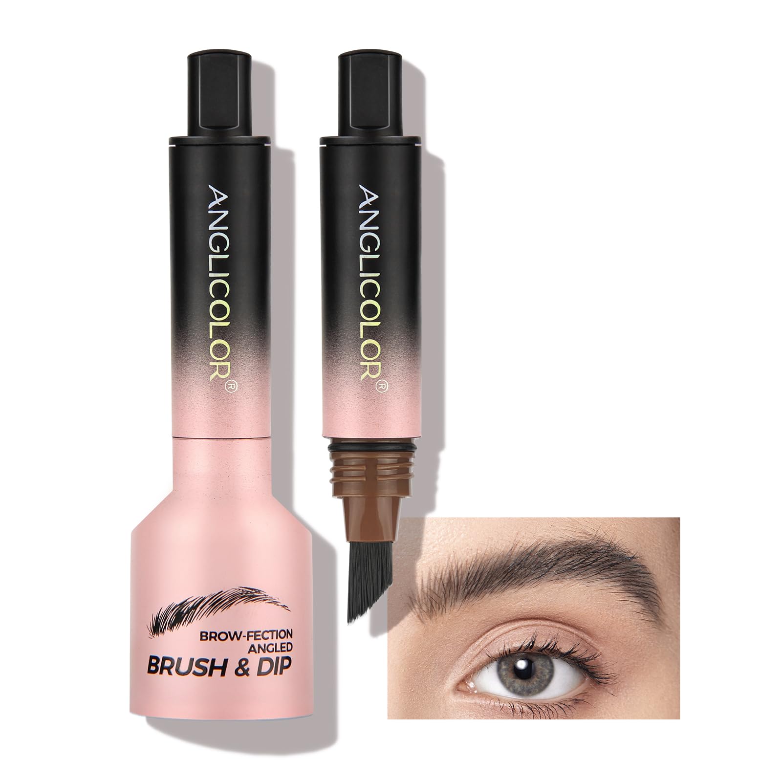 Amazon.com : Anglicolor Liquid Microblading Eyebrow Pen,Square Angled ...