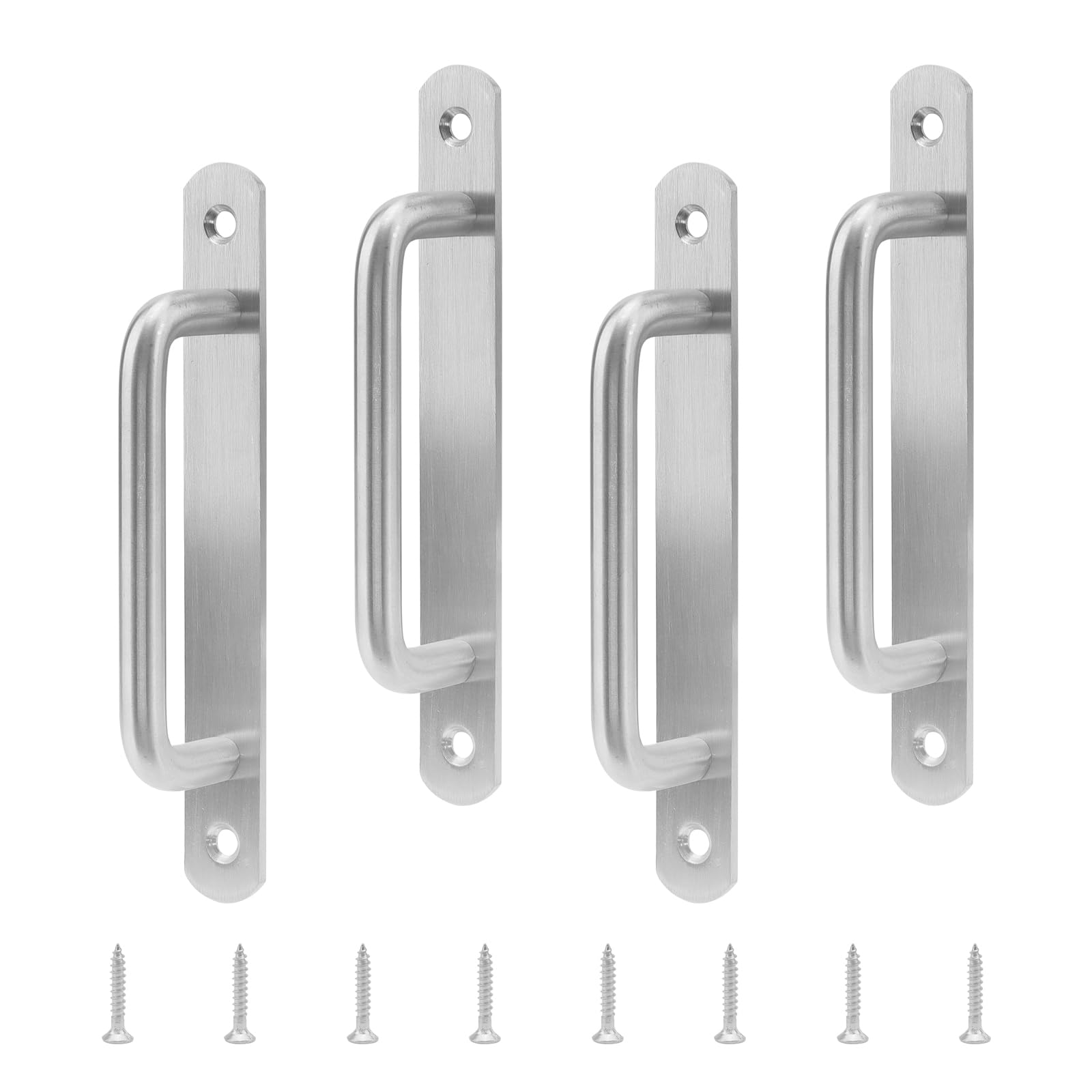 JAPCHET 4PCS Sliding Door Handles, Stainless Steel Pull Push Door ...