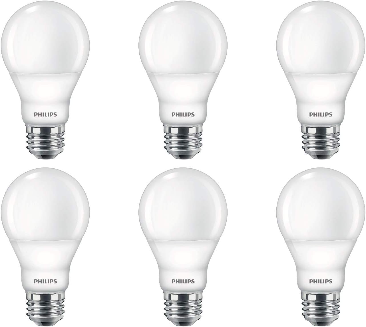 Philips 479428 LED Dimmable A19 Light Bulbs: 450 lm.s, 2700-Kelvin, 5.5 ...