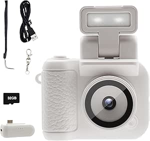 Mini câmera digital com tela LCD de 1,4 polegadas 1080p 32 GB base de ...