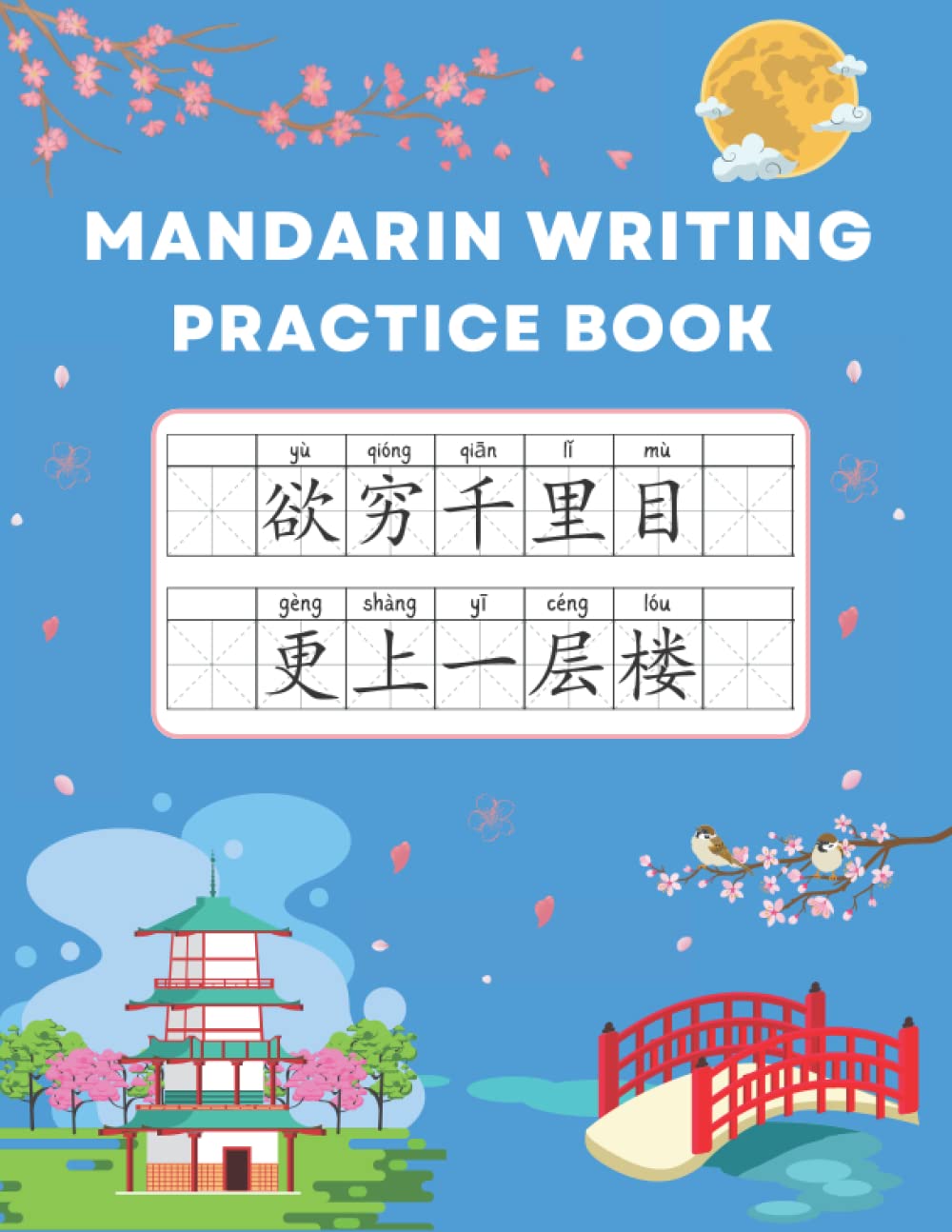Mandarin Writing Practice Book: Chinese Writing Notebook - Learn ...