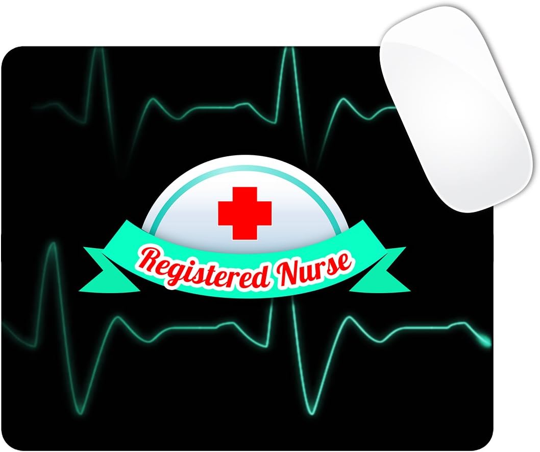 Amazon.com : Nurse Theme RN Registered Nurse Red Cross Mint Banner ...