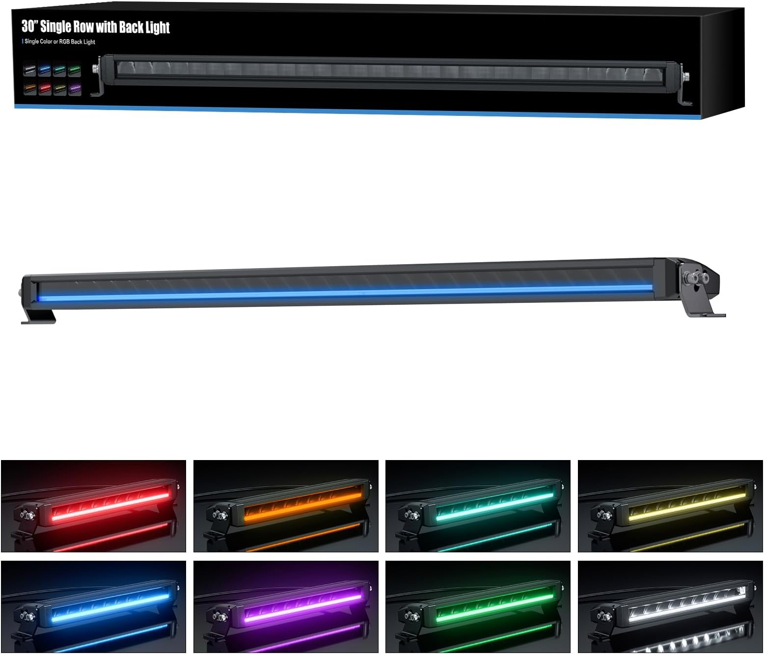 Amazon.com: NAOTEA 22 Inch LED Light Bar 450W Triple Row Spot Flood ...