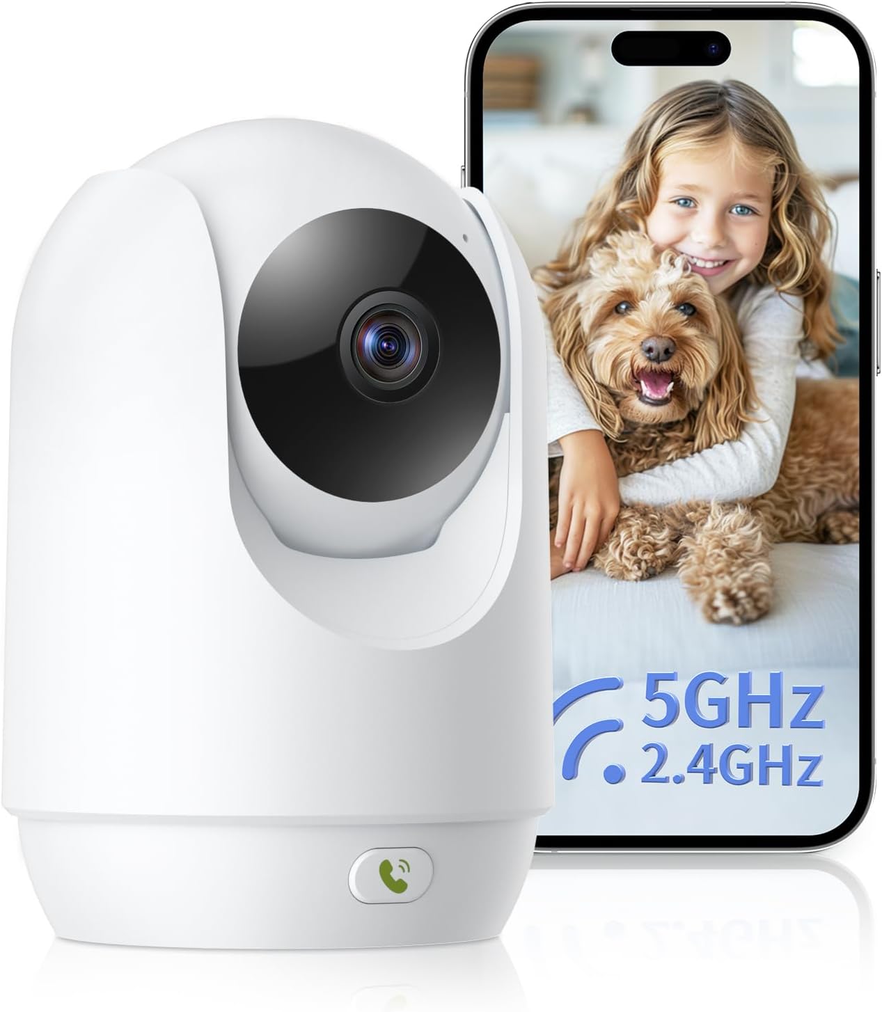 Amazon.com : EOJO Indoor Cameras for Home Security – WiFi Camera Indoor ...