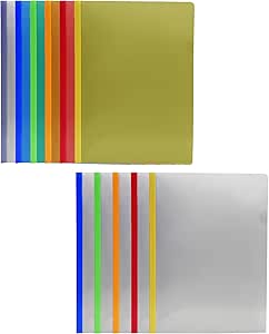 20 Pcs A4 Clip Bar File Slide Binder Side Bound Clipbar Folder, Ideal ...