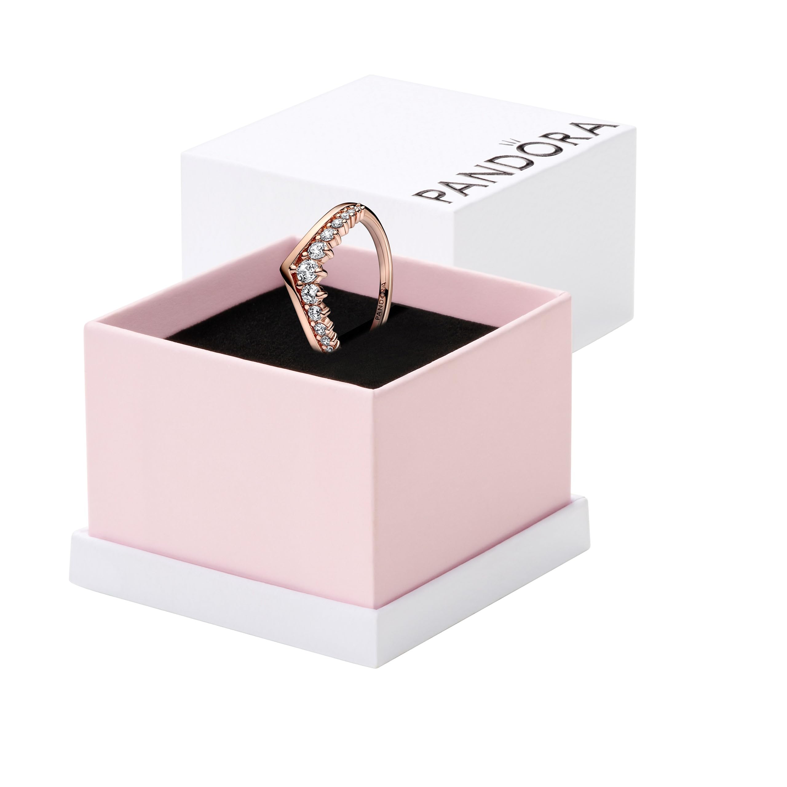 Pandora Wish Floating Pavé Ring - Modern Ring for Women - Layering or ...