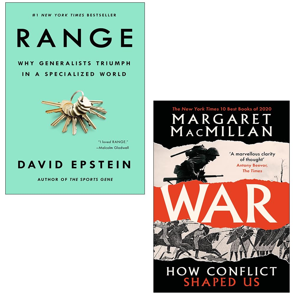 Range By David Epstein, War How Conflict Shaped Us By Professor ...