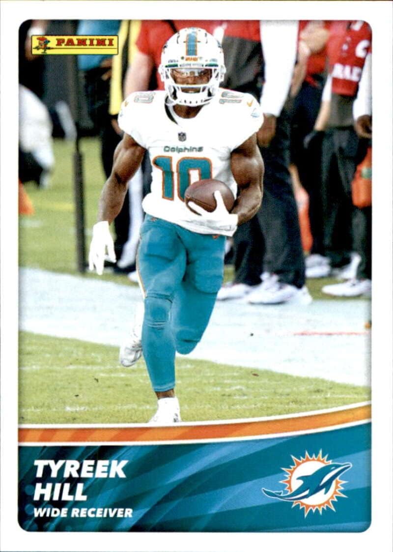 Amazon.com: 2022 Panini NFL Sticker Card #39 Tyreek Hill Miami Dolphins ...