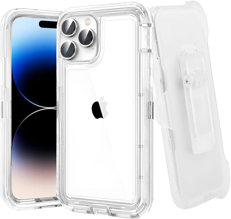 Amazon.com: HayyaCase for iPhone 15 Case with Belt Clip : Heavy Duty ...
